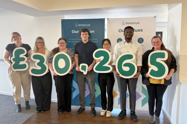 Innovus Raises £30,265 for Macmillan Cancer Support